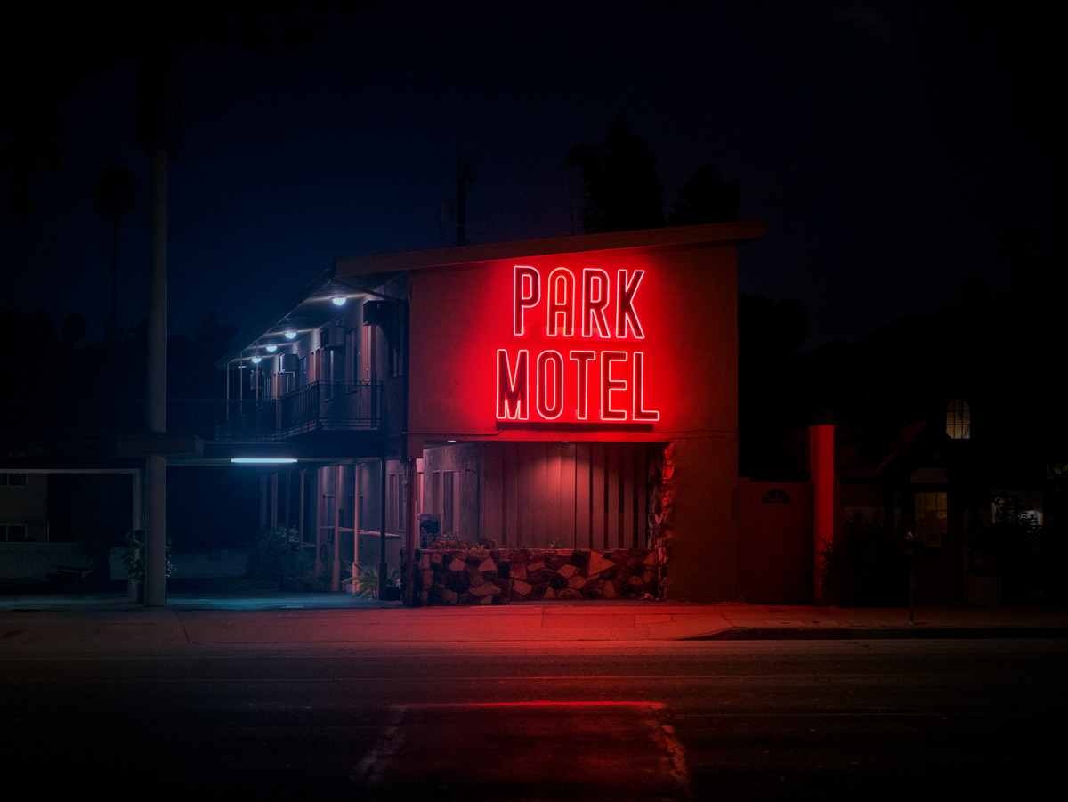 Park Motel, Los Angeles • Ludwig Favre Fine Art Prints